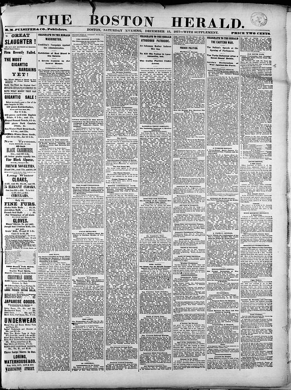 The Boston Herald. December 15, 1877 - Digital Commonwealth