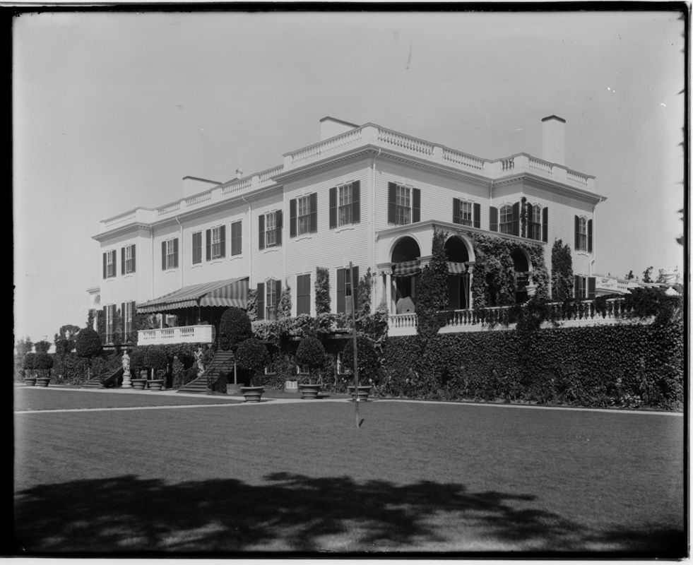 Brandegee Estate - rear of house - Digital Commonwealth