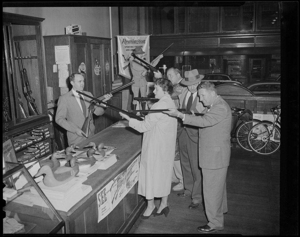 Hunting, gun shop - Digital Commonwealth