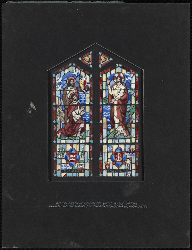 Design for window in west aisle of the Church of the Good Shepherd ...