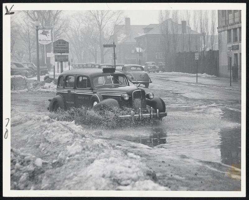 February Thaw--Rain, fog and rising temperatures melted much of the ...