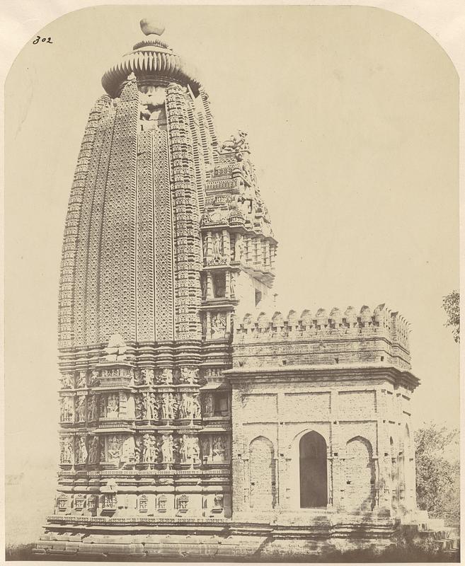 General view of the Adinatha Temple, Khajuraho - Digital Commonwealth