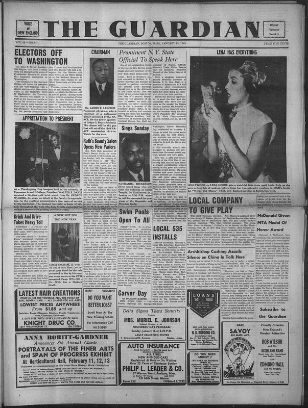 The Guardian. January 15, 1949 - Digital Commonwealth