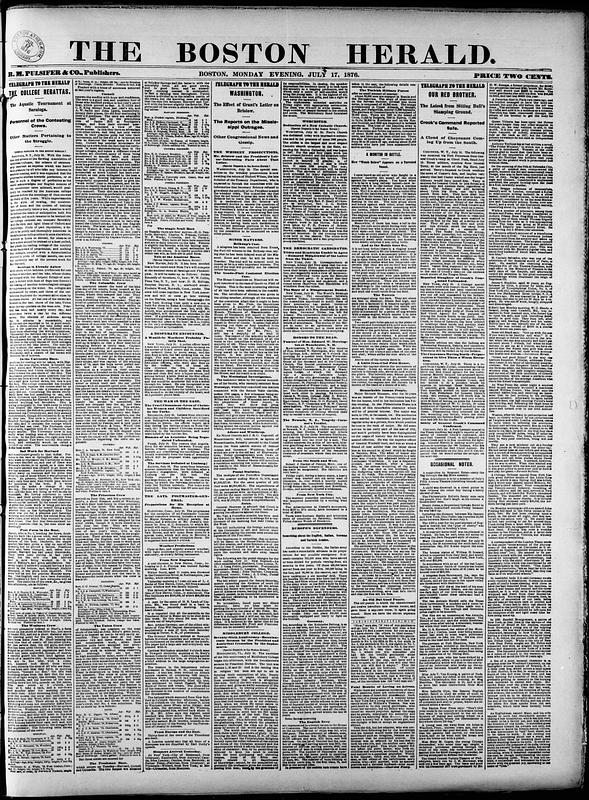 The Boston Herald. July 17, 1876 - Digital Commonwealth