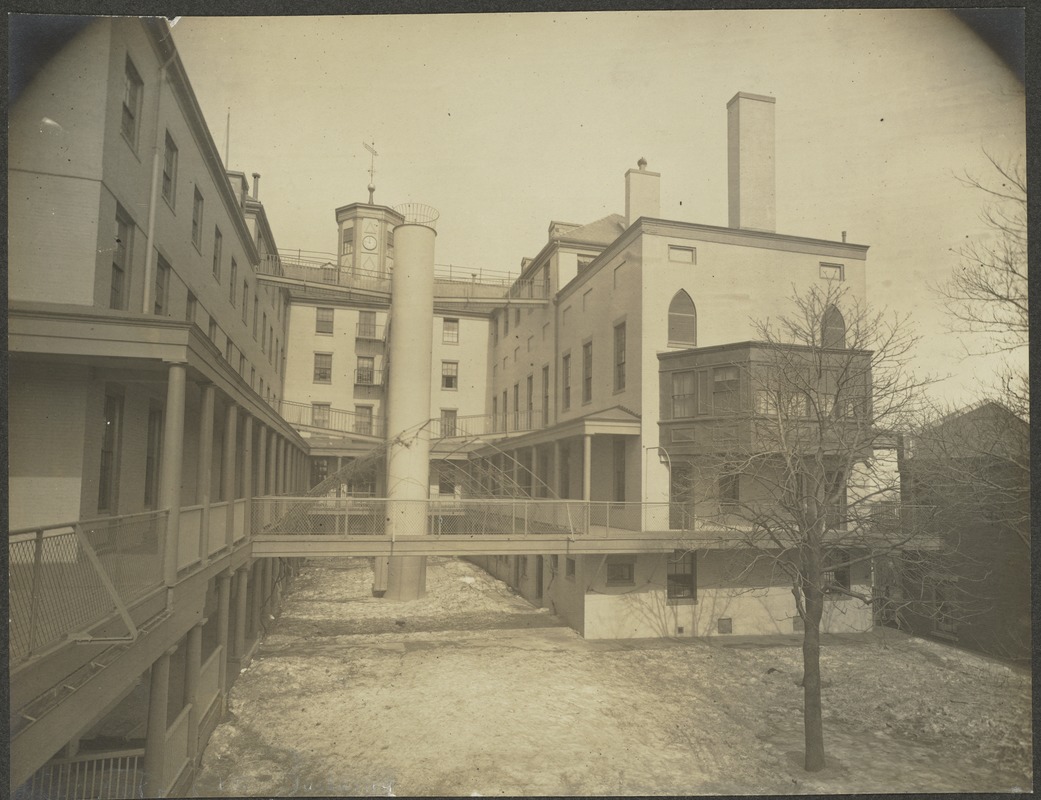 Rear of Main Building, Perkins Institution - Digital Commonwealth