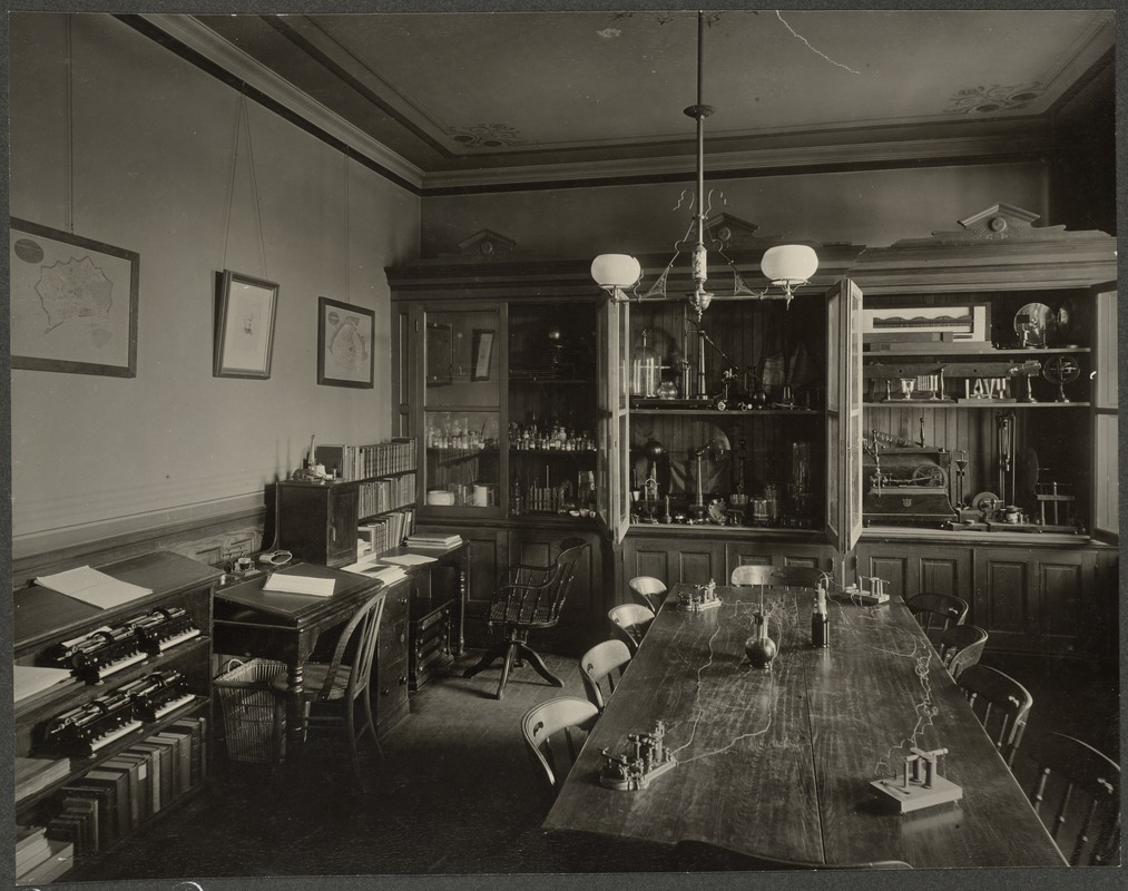 Physics Room (Apparatus Room), Perkins Institution - Digital Commonwealth