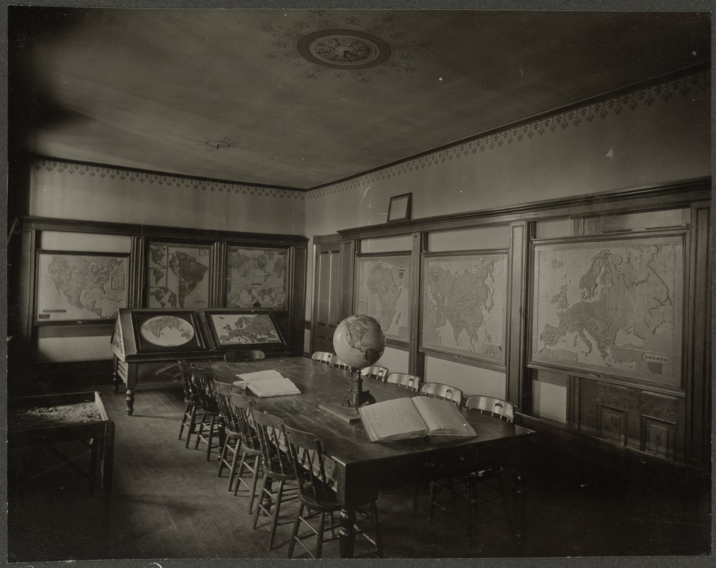 Geography Room, Perkins Institution - Digital Commonwealth