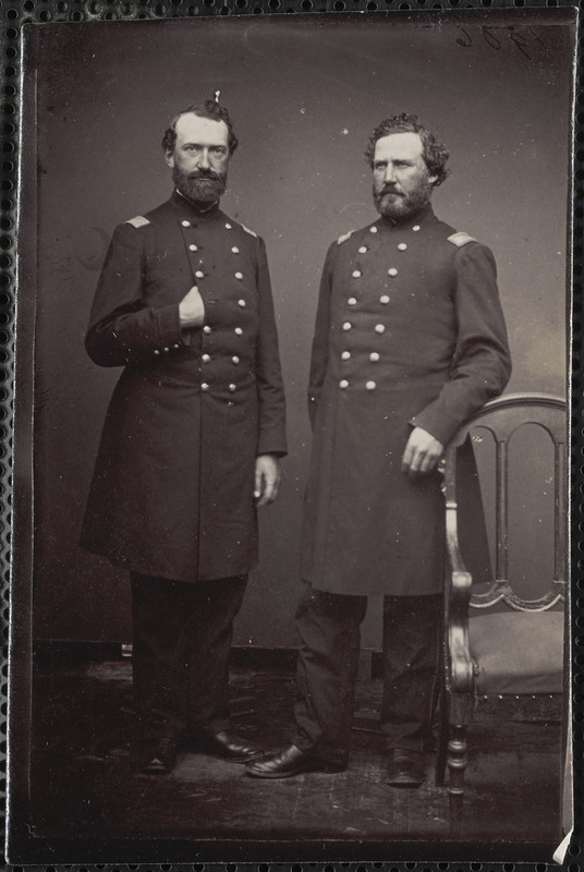 Fowler, Colonel Henry & others, (the center & right hand figure is ...