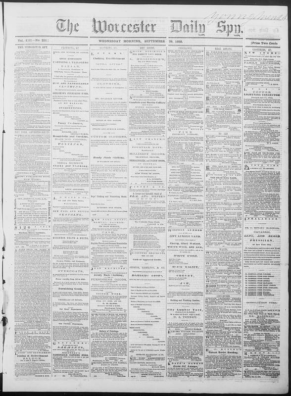 Worcester Daily Spy - Digital Commonwealth
