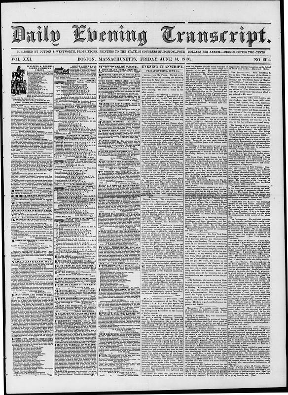 Daily Evening Transcript - Digital Commonwealth