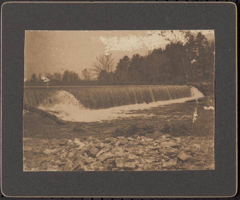 Blake's Mill Pond dam - Digital Commonwealth