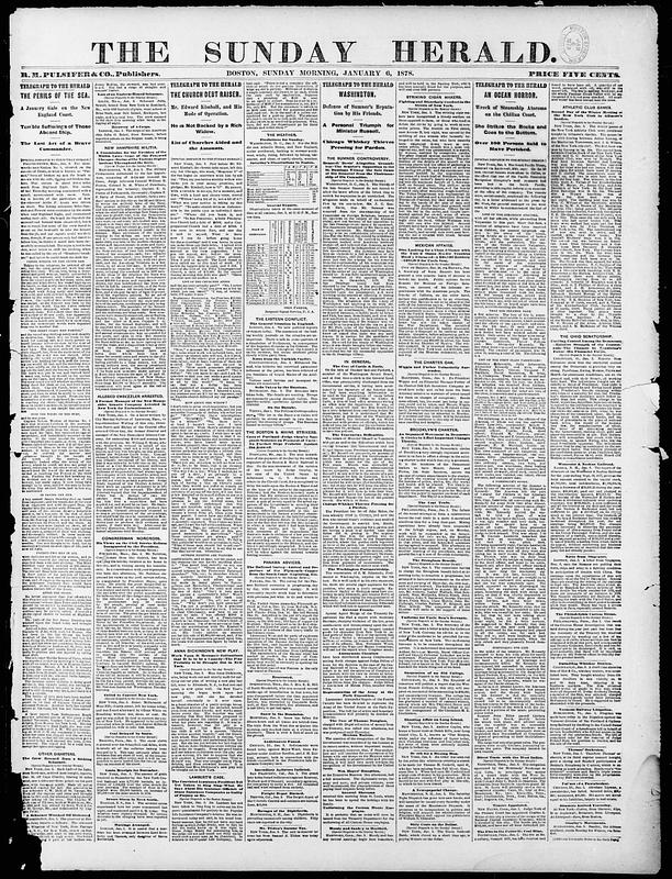 The Boston Herald. January 06, 1878 - Digital Commonwealth