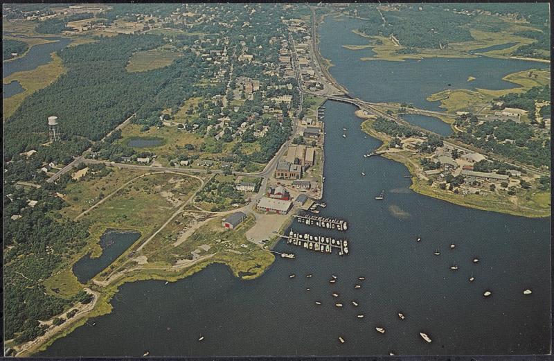 Wareham River and Main Street, Cape Cod, Massachusetts - Digital ...