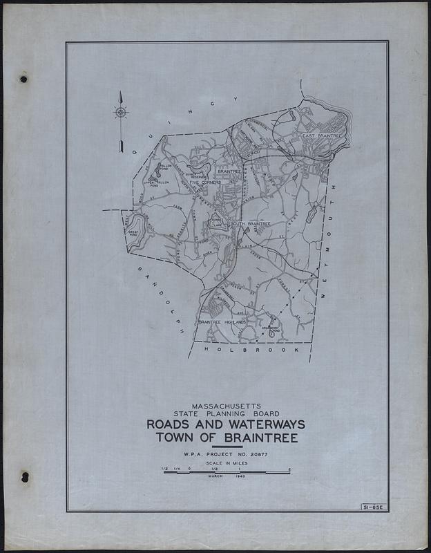 Roads and Waterways Town of Braintree - Digital Commonwealth