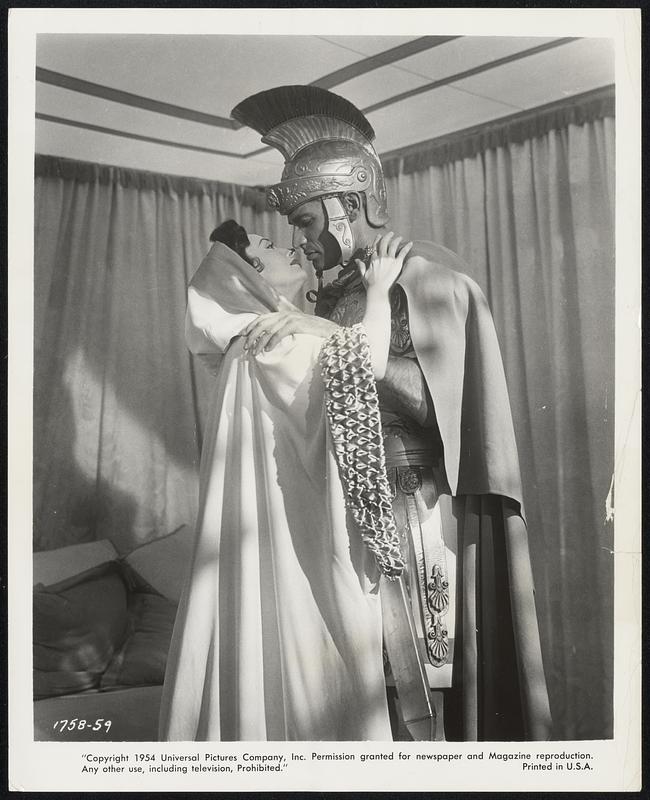 Sign of the Pagan Ludmilla Tcherina, as a Roman princess, and Jeff ...