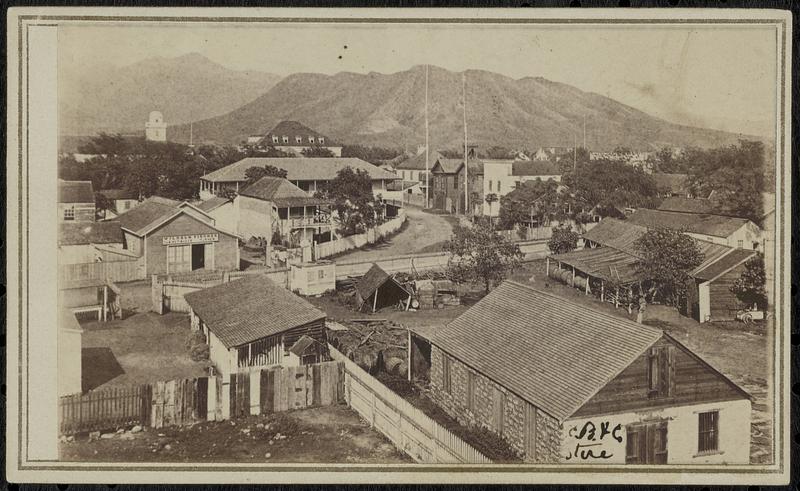 View in Honolulu taken from the old premises - Digital Commonwealth