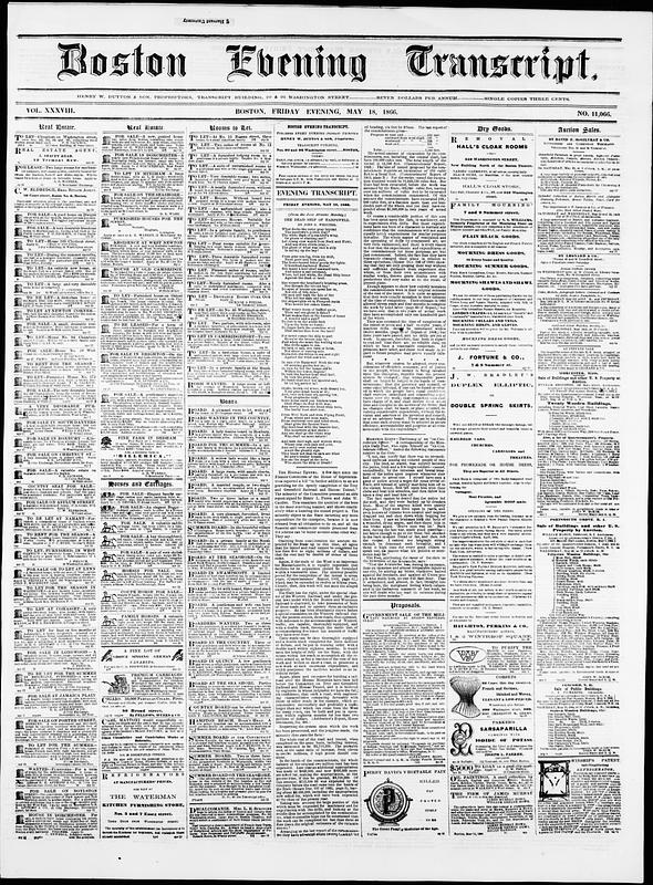 Boston Evening Transcript - Digital Commonwealth