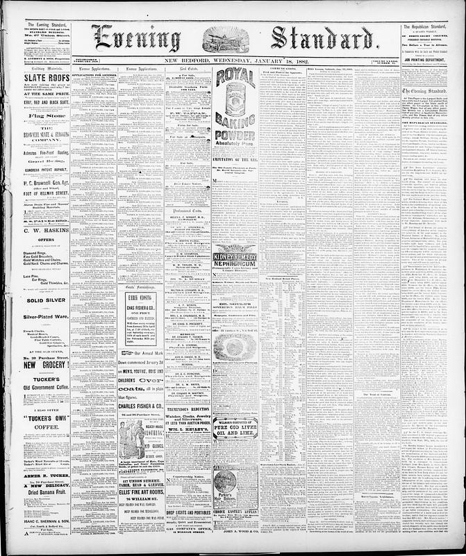 Evening Standard. January 18, 1882 - Digital Commonwealth