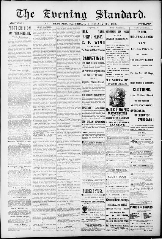 Evening Standard. February 28, 1885 - Digital Commonwealth