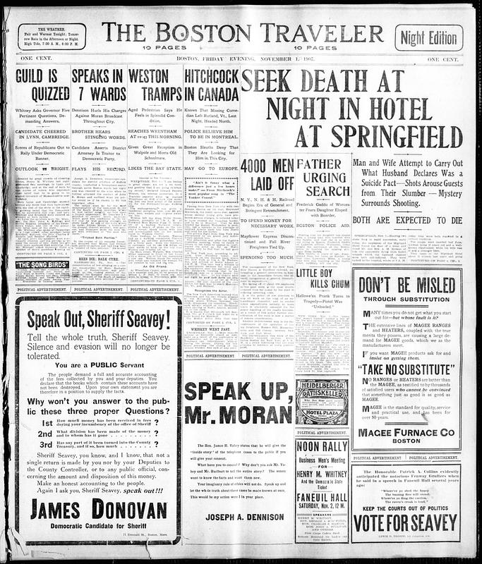 The Boston Traveler. November 01, 1907 - Digital Commonwealth