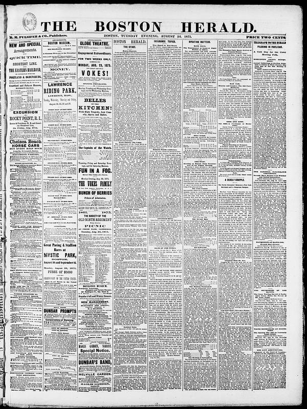 The Boston Herald. August 24, 1875 - Digital Commonwealth