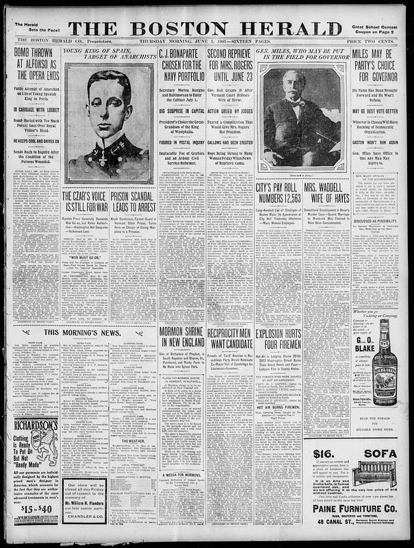 The Boston Herald. June 01, 1905 - Digital Commonwealth