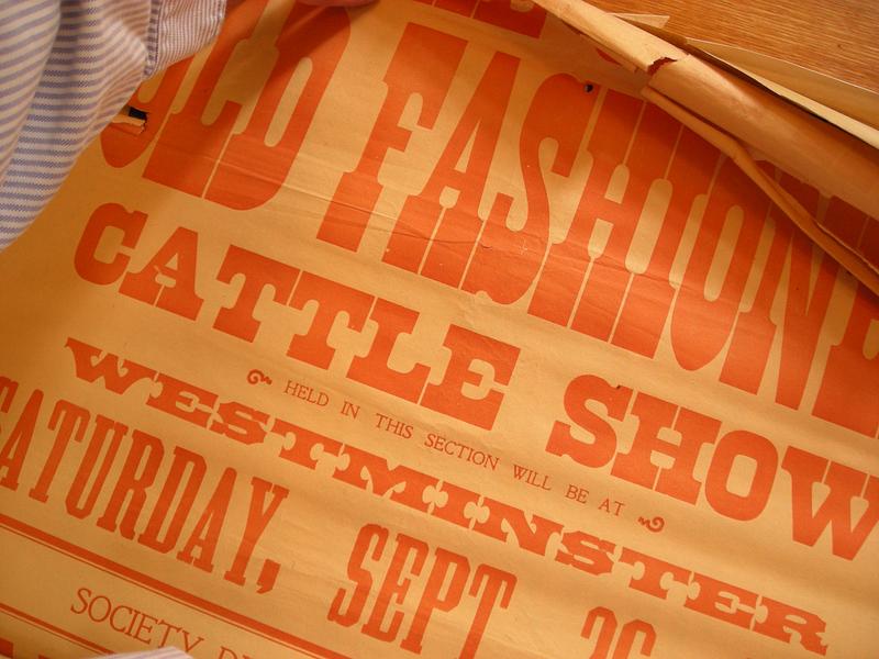 Old fashioned cattle show poster - Digital Commonwealth