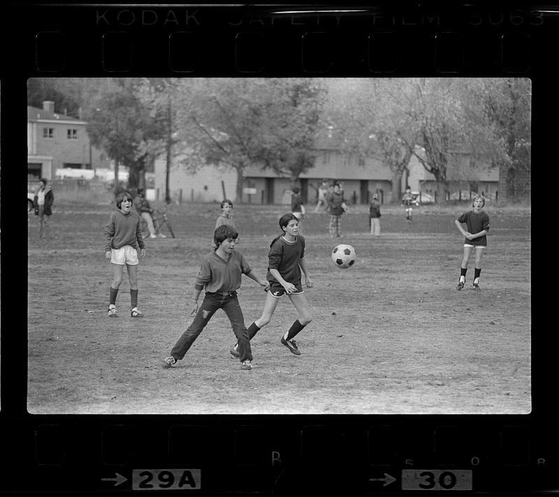 Youth soccer game - Digital Commonwealth