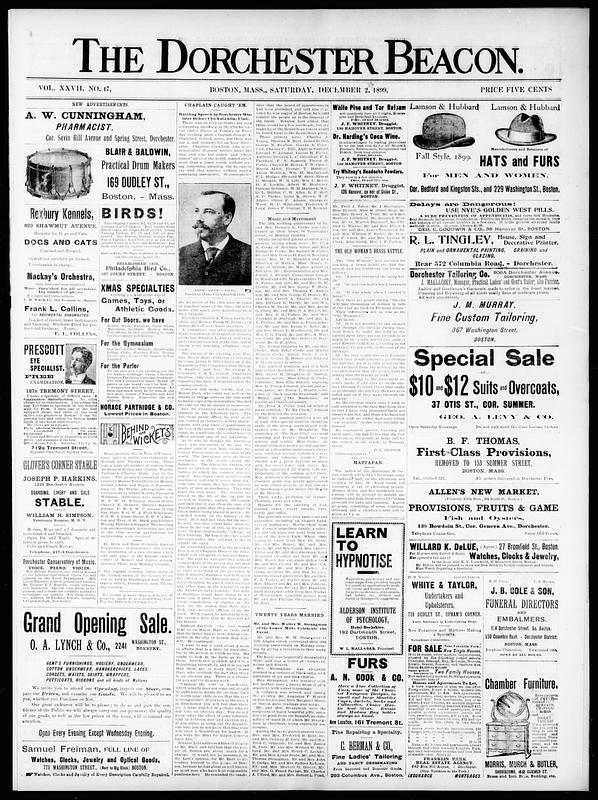 The Dorchester Beacon. December 02, 1899 - Digital Commonwealth