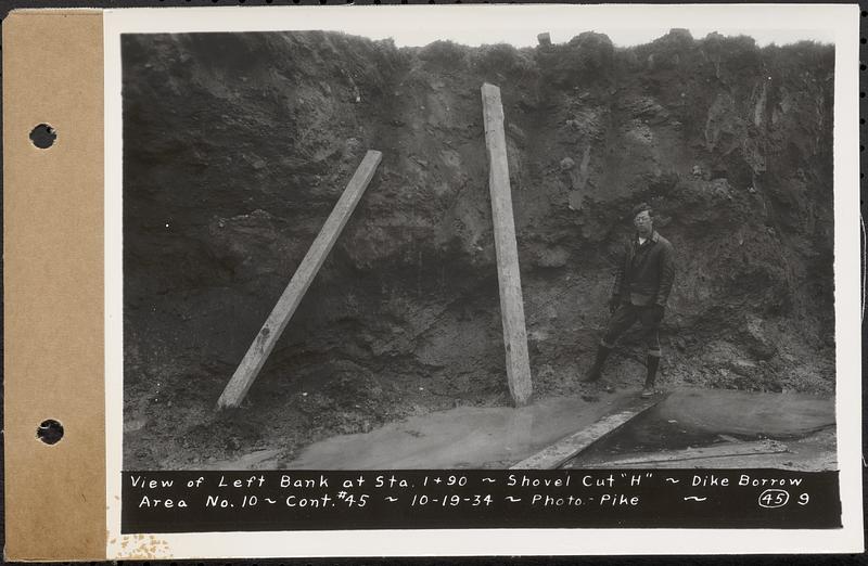 Contract No. 45, Exploration by Shovel Cuts of Borrow Areas for Main ...