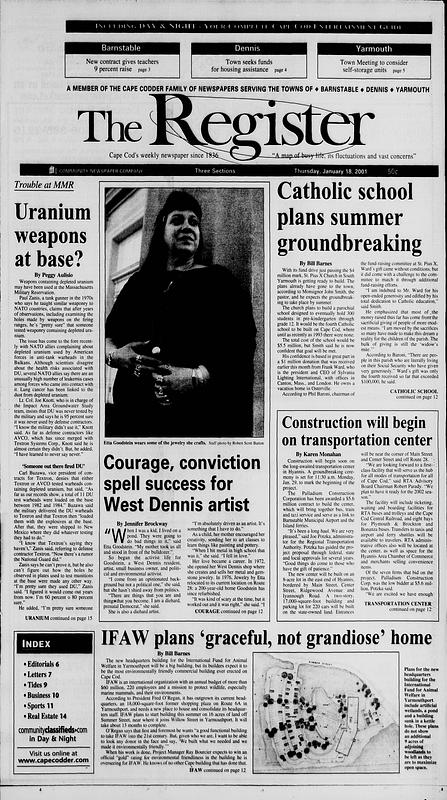 The Register. January 18, 2001 - Digital Commonwealth
