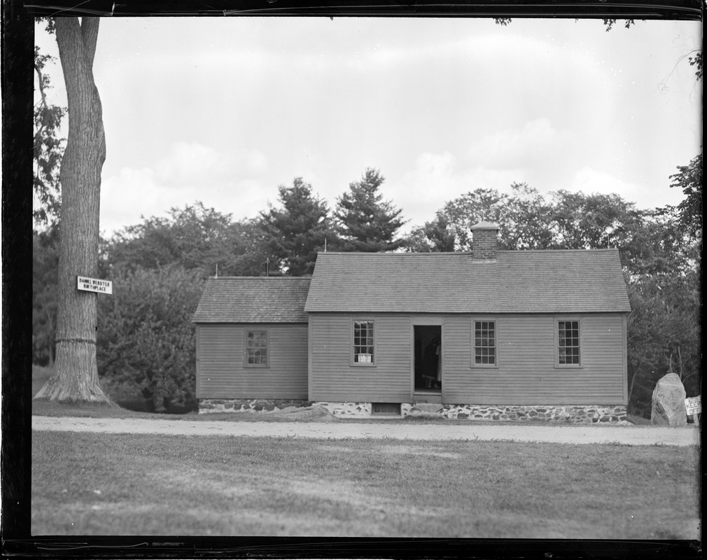 Daniel Webster's birthplace, Franklin, N.H. - Digital Commonwealth