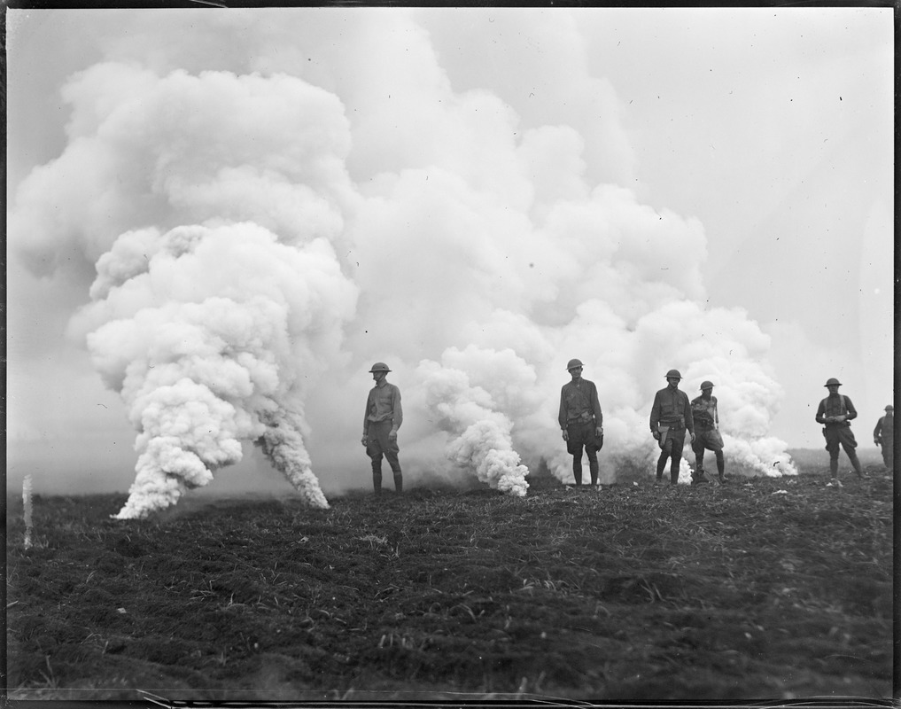 Soldiers training in Haverhill, WWI - Digital Commonwealth