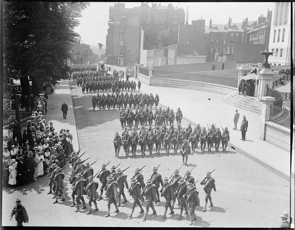 First of the Mass. militia muster under federal orders - Digital ...