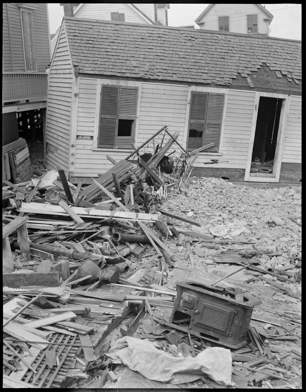 Storm damage, North Shore - Digital Commonwealth