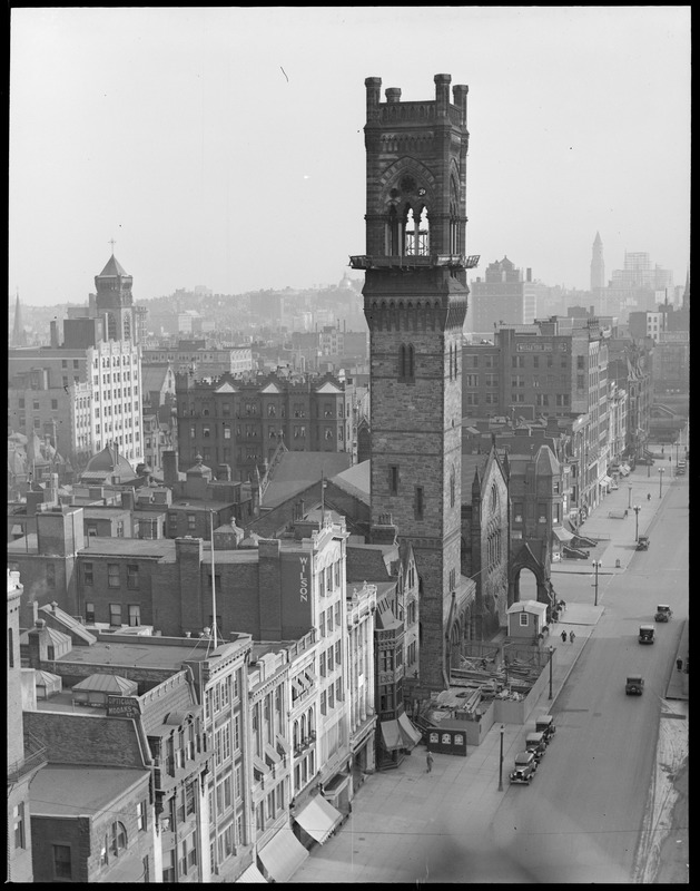 New Old South Tower project from Hotel Lenox - Digital Commonwealth