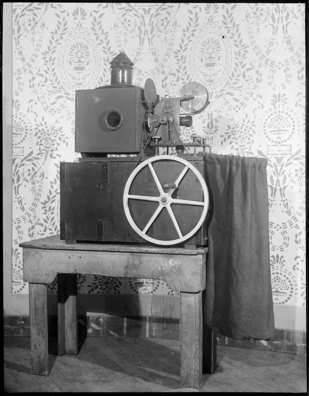First movie projector owned by B.F. Keith - Digital Commonwealth