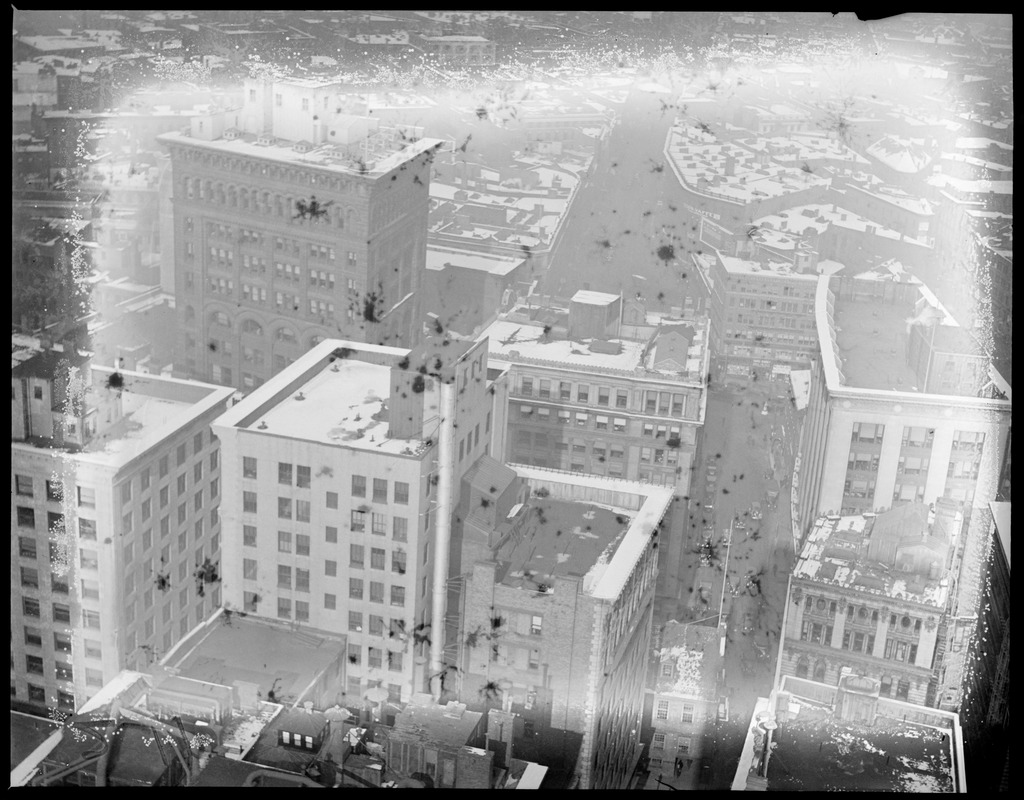 Ames Building from new Post Office Building - Digital Commonwealth