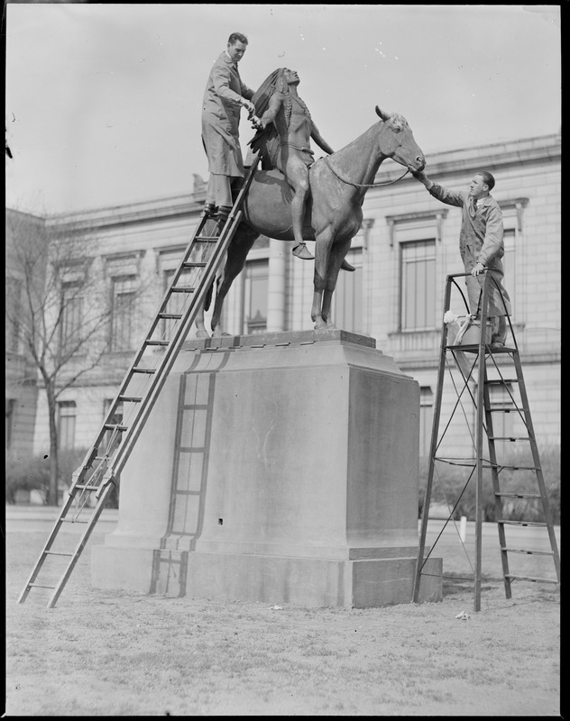 Statue cleaning "Appeal to the Great Spirit" (M.F.A.) - Digital ...