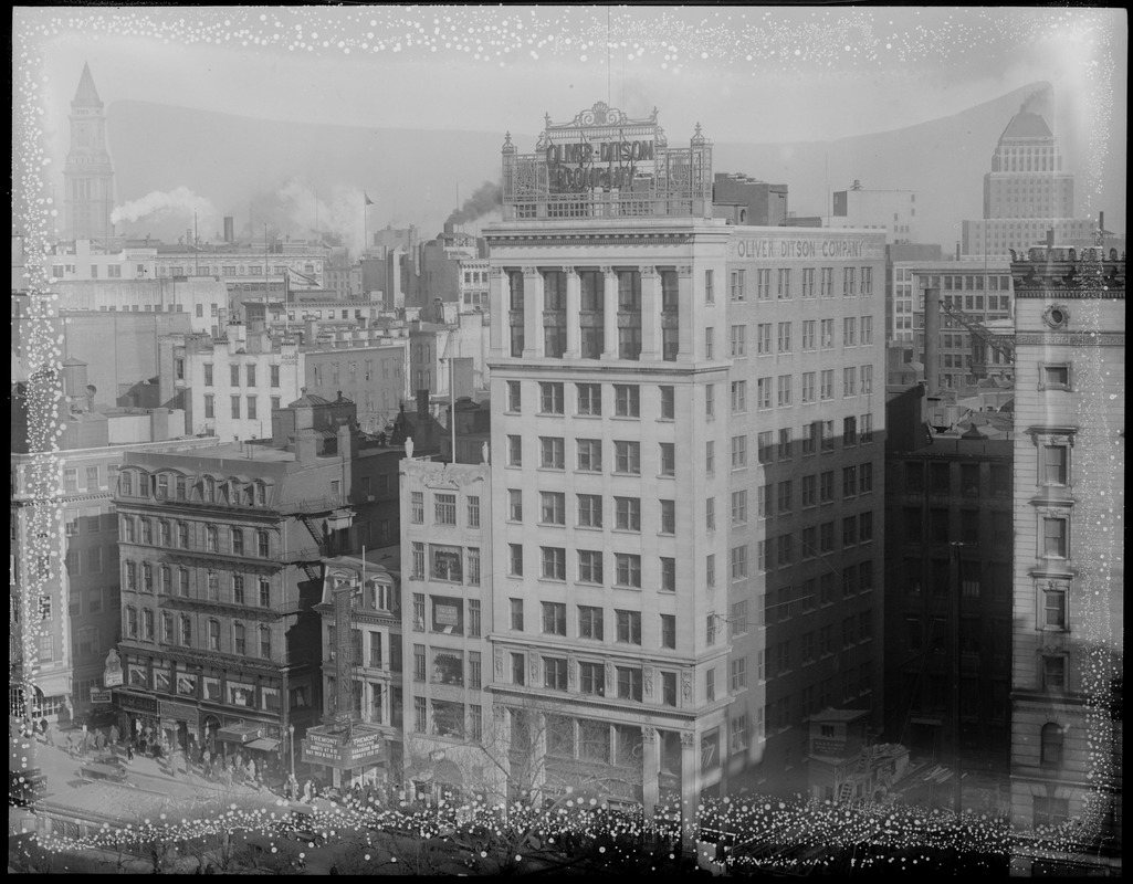Oliver Ditson Building on Tremont from Walker Building on Boylston ...