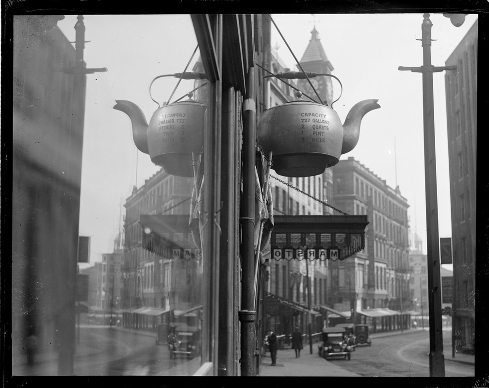 Teapot sign - Digital Commonwealth