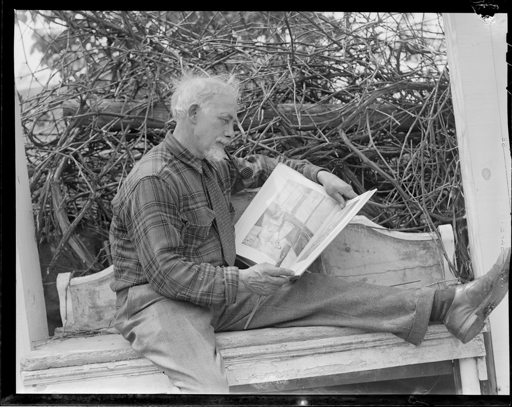 Anthony Thieme, reading - Digital Commonwealth