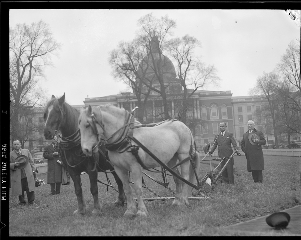 Sec. of Agriculture Claude Wickard and Parks Commissioner William Long ...