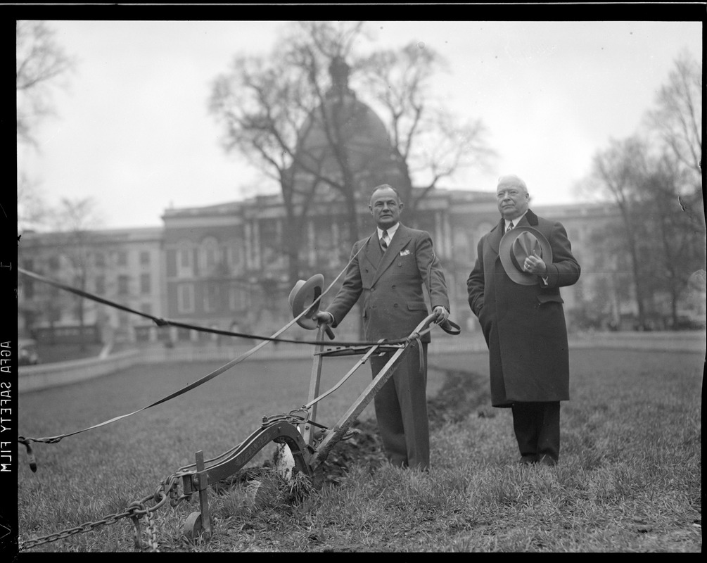 Sec. of Agriculture Claude Wickard and Parks Commissioner William Long ...
