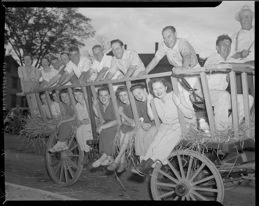 Hayride party - Digital Commonwealth