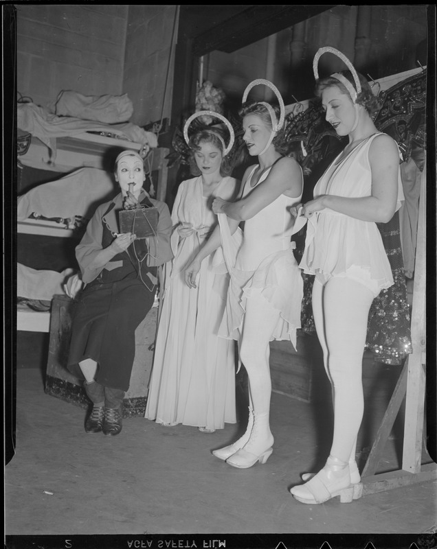 Women in costume, possibly Circus - Digital Commonwealth