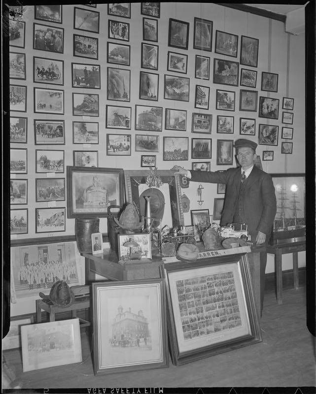 Fire dept. memorabilia - Digital Commonwealth