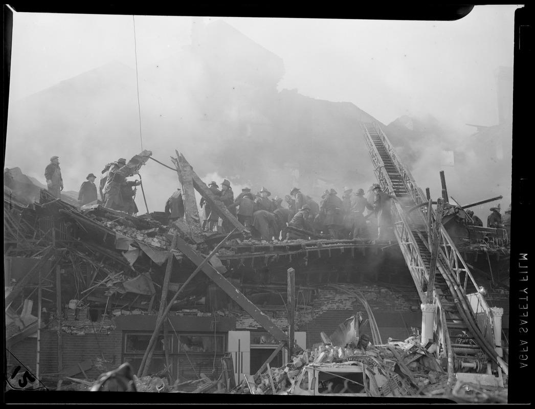 Firemen battle flames at Maverick Sq., East Boston fire - Digital ...