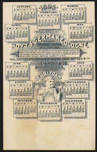 Ladies Perfumed Calendar 1895 - Digital Commonwealth