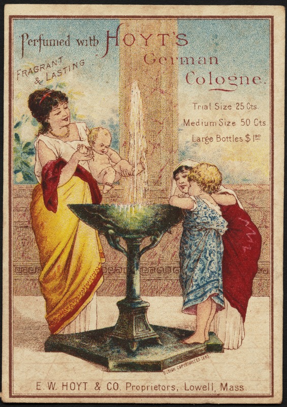 Perfumed with Hoyt's German Cologne, fragrant & lasting - Digital ...